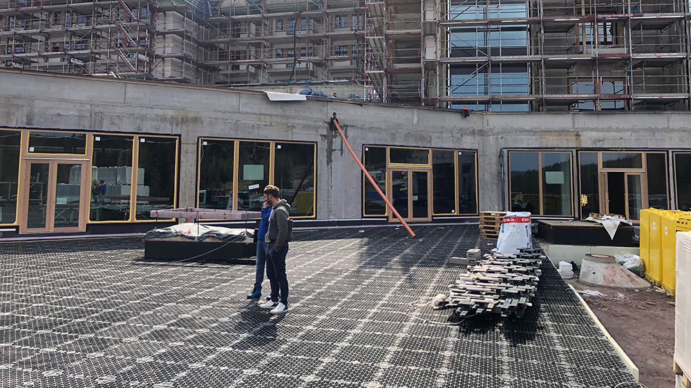 Water retention systems | trafficable roofs - Nophadrain